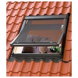 Hitzeschutz-Markise Velux "mit Haltekrallen MHL UK00 5060", schwarz, Aluminium, Polyester, Markisen, Tageslicht & Hitzeschutz