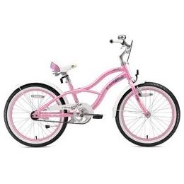 Jugendfahrrad Bikestar "Cruiser" Gr. 29, rosa (pink), Fahrr&auml;der, Kinder, 29cm, 20 Zoll (50,80cm), f&uuml;r Damen