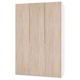 Kleiderschrank wimex "New York", wei&szlig; (wei&szlig;, front struktureichefarben hell), B:180cm H:208cm T:58cm, Schr&auml;nke, Kleiderschrank, in vielen Breiten, 208 oder 236cm hoch