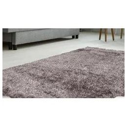 Hochflor-Teppich Kayoom "Diamond 700", beige (champagner), B:200cm H:45mm L:290cm, Kunstfaser, Teppiche, weiche Microfaser, Langflor, Shaggy, Melange, Wohnzimmer