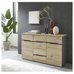 Kommode Innostyle "Memphis", braun, B:135cm H:82cm T:38cm, FSC-zertifizierter Holzwerkstoff, MDF, Sideboards, Kommode, Breite 135 cm