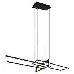 Trio LEUCHTEN LED Pendelleuchte "ALICA", schwarz, 1, H: 150cm, 1 Stk., Leuchten, mit Switch Dimmer, &uuml;ber Wandschalter dimmbar, Abh&auml;ngung 150 cm, LED Pendelleuchte