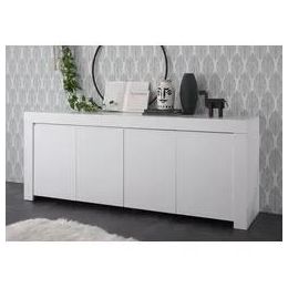 Sideboard Home Affaire "Firenze", wei&szlig; (wei&szlig; mattlack), Sideboards, Sideboard, Breite 210 cm