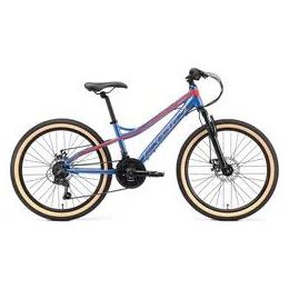 Jugendfahrrad Bikestar Gr. 33, blau (blau, gelb), Fahrr&auml;der, Kinder, 33cm, 24 Zoll (60,96cm), f&uuml;r Damen und Herren, Kettenschaltung