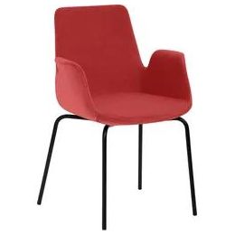 mayer Sitzm&ouml;bel B&uuml;rostuhl MAYER SITZM&Ouml;BEL "Sessel myHELIOS", rot (kirschrot, schwarz), B:58cm H:86cm T:59cm, Metall, Polyester, St&uuml;hle, Esszimmerstuhl