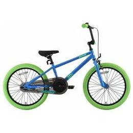 BMX-Rad Bikestar "BMX" Gr. 26, blau (blau, gr&uuml;n), Fahrr&auml;der, Kinder, 26cm, 20 Zoll (50,80cm)