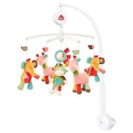 babyFEHN Mobile FEHN "Classic Stars, Safari Musikmobile", bunt, Mobil&eacute;s, BabyB:40cm H:65cm, Softvelour, B:40cm H:65cm