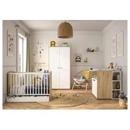 Babyzimmer-Komplettset GALIPETTE "Arthur", braun (eiche artisan), Schlafzimmerm&ouml;bel-Sets