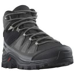 Wanderschuh Salomon "QUEST ROVE GORE-TEX W", Damen, Gr. 40, schwarz, Leder, Textil, Schuhe Wanderschuh, Wasserdicht