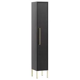 Midischrank Schildmeyer "Sarah", schwarz, B:32,7cm H:160,1cm T:160,1cm, FSC-zertifizierter Holzwerkstoff, Schr&auml;nke, Midischrank, Badm&ouml;bel, Breite 32,7