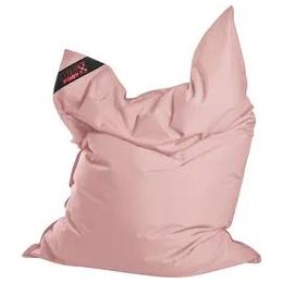 Sitzsack MAGMA HEIMTEX "BigFoot SCUBA", rosa (altrose), B:170cm H:20cm, Bezug: 100% Polyester, Sitzs&auml;cke, Sitzsack