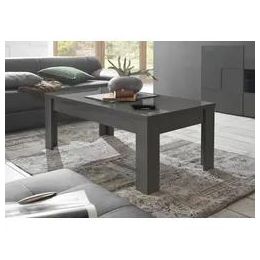 Couchtisch Home Affaire "Dama 122 x 65 cm, Wohnzimmertisch mit Winkelfu&szlig;", grau (anthrazit hochglanz lack), B:122cm H:45cm T:65cm, Tische, Couchtisch, Sofatisch, rechteckig, Tischplattenst&auml;rke 22 mm
