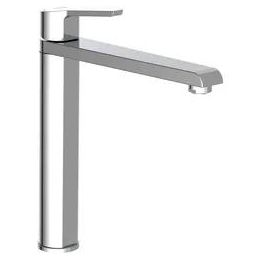 Sch&uuml;tte Sp&uuml;ltischarmatur SCH&Uuml;TTE "VITA", silber (chrom), B:5cm H:28cm T:25cm &Oslash;:5cm, Messing, Armaturen, mit hohem Auslauf, 360 Grad schwenkbar, extralange Schl&auml;uche, Chrom
