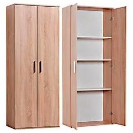 Mehrzweckschrank Procontour "Schrank Clara TOPSELLER", braun (sonoma eiche), B:64cm H:167cm T:34cm, Schr&auml;nke, Mehrzweckschrank, H&ouml;he 167cm mit variabel verstellbaren Einlegeb&ouml;den