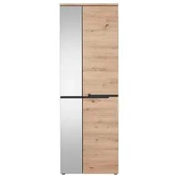 Garderobenschrank Innostyle, braun (artisan eiche), B:65cm H:192cm T:38cm, ABS-Kunststoff, Dekorfolie, Hartfaserplatte, Holzwerkstoff, MDF, Schr&auml;nke, Garderobenschrank