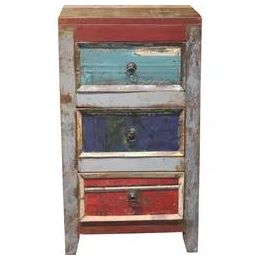 Kommode OTTO HOME "Montreal", bunt, B:45cm H:80cm T:35cm, Sideboards, Kommode, Breite 45 cm