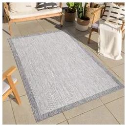 Outdoorteppich Carpet City "Outdoor 470", grau, B:200cm H:5mm L:290cm, Polypropylen, Teppiche, Outdoorteppich, L&auml;ufer, UV-best&auml;ndig, Flachgewebe, auch quadratisch, In- und Outdoor