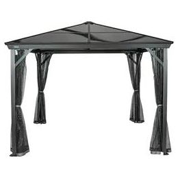 Pavillon Sojag "Verona 10x10", grau, B/H/T: 298cm x 261cm x 298cm, Pavillons, BxT: 298x298 cm