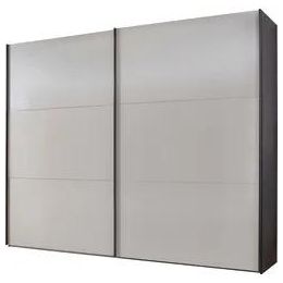 Schwebet&uuml;renschrank Wiemann "Korfu", grau, B:296,3cm H:236cm T:67cm, Schr&auml;nke, Schwebet&uuml;renschrank, hochwertige Beschl&auml;ge
