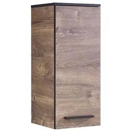 H&auml;ngeschrank SAPHIR "Quickset 374 Wand-Badschrank, 1 T&uuml;r, 2 Einlegeb&ouml;den, inkl. T&uuml;rd&auml;mpfer", braun (eiche ribbeck quer nachbildung), B:30cm H:72cm T:33cm, Holzwerkstoff, Schr&auml;nke, H&auml;ngeschrank, Badezimmer-H&auml;ngeschrank, 30 cm breit, Eiche Ribbeck quer Nachbildung