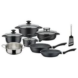 Topf-Set GSW "Gourmet Granit", schwarz, T&ouml;pfe, Induktion
