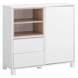 Kommode OTTO HOME "Paco", wei&szlig; (wei&szlig;, eichefarben), Sideboards, Kommode