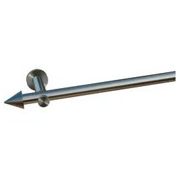 Gardinenstange Indeko "Calais", silber (edelstahlfarben), L:170cm &Oslash;:20mm, Gardinenstangen, Komplett-Set inkl. Montagematerial