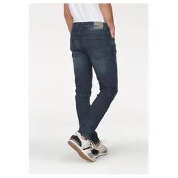Slim-fit-Jeans Tom Tailor DENIM "PIERS", Herren, Gr. 34, L&auml;nge 34, schwarz (schwarz stone used), Denim/Jeans, Obermaterial: 99% Baumwolle, 1% Elasthan, unifarben, schmal lang, Jeans Slim-fit-Jeans, Slim fit mit etwas niedrigerer Leibh&ouml;he