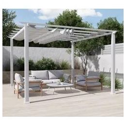 Pergola Paragon "Florida", wei&szlig;, B:350cm H:235cm T:350cm, Pergolen