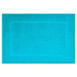 Badematte Dyckhoff "Kristall" Gr. 20, blau (t&uuml;rkis), H:2mm, Baumwolle, Badematten, Badematte, 2er Set Hotelmatte