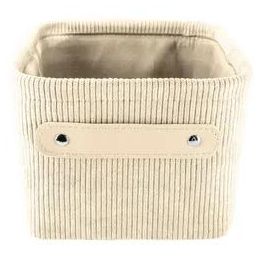 Aufbewahrungskorb Kleine Wolke "Bedford", beige, B:17cm H:11,5cm T:22cm, Aufbewahrungsboxen