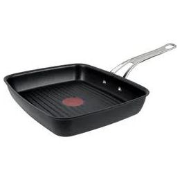 Grillpfanne Tefal "Jamie Oliver Cooks Classic", schwarz, B:30,1cm H:12,1cm L:50,6cm &Oslash;:30cm, Pfannen, Thermo-Signal, f&uuml;r alle Herdarten inkl. Induktion, 23x27 cm