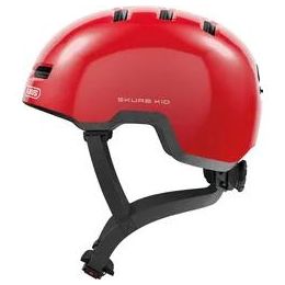Fahrradhelm Abus "Skurb Kid" Gr. M, rot, Helme, M Kopfumfang: 50cm - 55cm, gl&auml;nzend, unifarben
