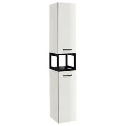 Hochschrank Optifit "Yukon", wei&szlig;, B:30cm H:179,2cm T:34,6cm, Holzwerkstoff, Schr&auml;nke, Hochschrank