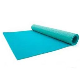 L&auml;ufer "PODIUM", blau (t&uuml;rkis), B:100cm H:2,6mm L:500cm, Polypropylen (PP), PRIMAFLOR-IDEEN IN TEXTIL, Teppiche, L&auml;ufer, Breite 100 cm, robuster Nadelfilz, Uni-Farben
