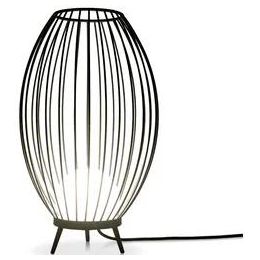 Paco Home Stehlampe "AUZZURRA", grau, &Oslash; 36cm H: 57,4cm, Leuchten, Outdoorleuchte LED 3000K Au&szlig;enbeleuchtung Kabel 3m Terrasse IP54, Stehlampe