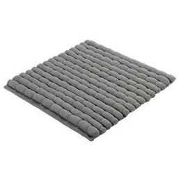 Badematte Kleine Wolke "Avera", grau (schiefer), H:50mm, Baumwolle, Polyester, Badematten, Badematte, Badteppich, Uni Farben, handgewebt, quadratisch & rechteckig