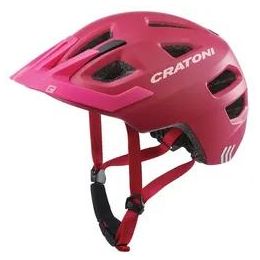 Kinderfahrradhelm Cratoni "MAXSTER PRO" Gr. 46, rot (pink, rose matt), Helme, Kinder, 46/51 Kopfumfang: 46cm - 51cm