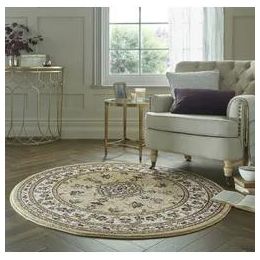 Teppich FLAIR RUGS "Sherborne", beige, H:8mm &Oslash;:133cm, Kunstfaser, Teppiche, Teppich