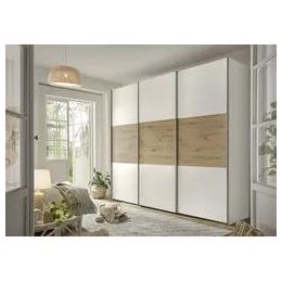 Schwebet&uuml;renschrank STAUD "Includo, Made in Germany", wei&szlig; (dekor wei&szlig;, artisan eiche), B:280cm H:222cm T:68cm, Holzwerkstoff, Schr&auml;nke, Schwebet&uuml;renschrank, Mit vier verschiedenen Ausstattungsvarianten