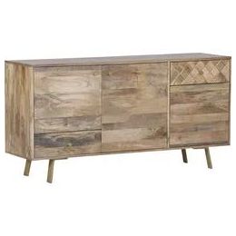 Sideboard GUTMANN FACTORY, beige (natur), B:150cm H:75cm T:40cm, Sideboards, Sideboard, Kommode, Breite 150 cm