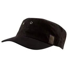 Army Cap Chillouts "Dublin Hat", Damen, schwarz, Canvas, Baumwolle, unifarben, Caps, Gr&ouml;&szlig;enverstellbar, temperatur- und feuchtigkeitsregulierend