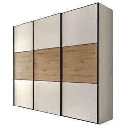 Schwebet&uuml;renschrank STAUD "Includo, Made in Germany", dekor wei&szlig;, artisan eiche, B:249cm H:222cm T:68cm, Holzwerkstoff, Schr&auml;nke, Schwebet&uuml;renschrank, mit vier verschiedenen Ausstattungsvarianten