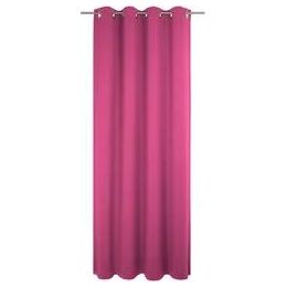 Vorhang WIRTH "Dim out", pink, B:142cm H:335cm, Polyester, Gardinen, nach Ma&szlig;