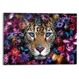 Deco-Panel Reinders "Flower Cat", bunt (farbe bild(er): bunt), B:140cm H:100cm T:2cm, MDF, Bilder