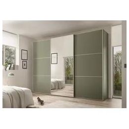 Schwebet&uuml;renschrank STAUD "Includo, Made in Germany", dekor vulkan, B:249cm H:222cm T:68cm, Holzwerkstoff, Schr&auml;nke, Schwebet&uuml;renschrank, Mit Spiegelt&uuml;re und vier verschiedenen Ausstattungsvarianten