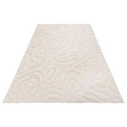 Outdoorteppich Esprit "Soul Jack, ESP-54230", beige (creme beige), B:133cm H:4mm L:200cm, Polypropylen (PP), Teppiche, Outdoorteppich, Hoch-Tief-Effekt, florale Struktur, modern, robust, Terrasse, K&uuml;che
