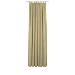 Vorhang WIRTH "Westport" Gr. 2, beige, B:132cm H:175cm, Jacquard, Polyester, Gardinen