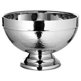 Wein- und Sektk&uuml;hler Fink "Punchbowl NASSAU, mit feiner Hammerschlagstruktur", silber (silberfarben), H:21,5cm &Oslash;:32cm, Edelstahl, Eisk&uuml;bel, aus Edelstahl, H&ouml;he 21,5 cm x &Oslash; 32 cm