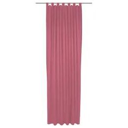Vorhang ADAM "Uni Collection", pink, B:142cm H:305cm, Baumwolle (Bio-Baumwolle), Gardinen, Blickdichter aus 100% Bio-Baumwolle